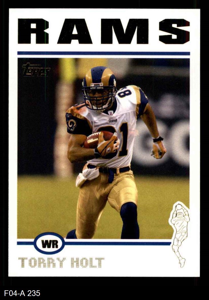 2004 Topps #235 Torry Holt Rams NC St 8 - NM/MT | eBay
