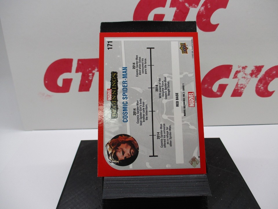 2022 Upper Deck Marvel Beginnings Red Base Card Cosmic Spider-Man #171 ...