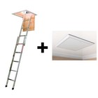 Timloc 1169 Loft Hatch / Door AND Youngmans 2 Section Loft Ladder ...