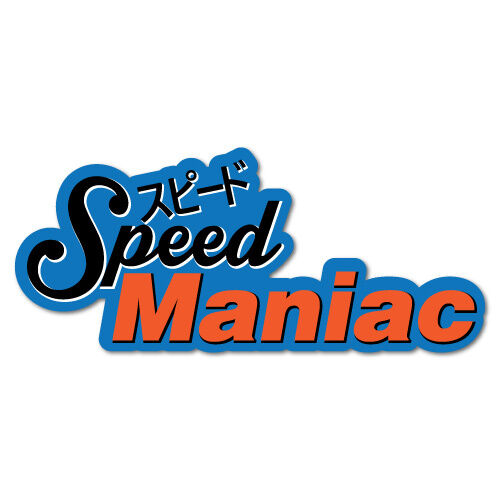 Speed Maniac Car Sticker Decal JDM Car Drift Vinyl Funny Turbo #7228EN ...