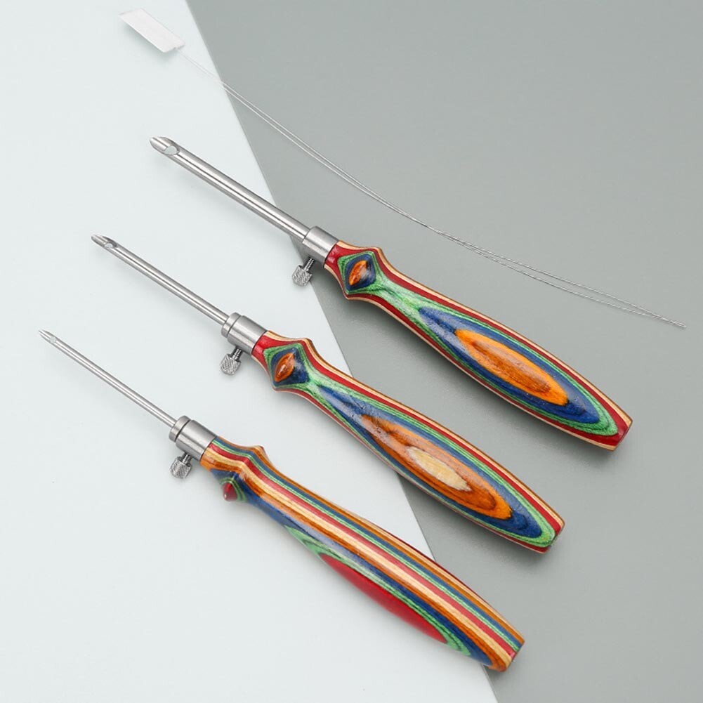 7 Pcs Embroidery Punch Pen Easy To Use Electroplating Alloy Durable New ...