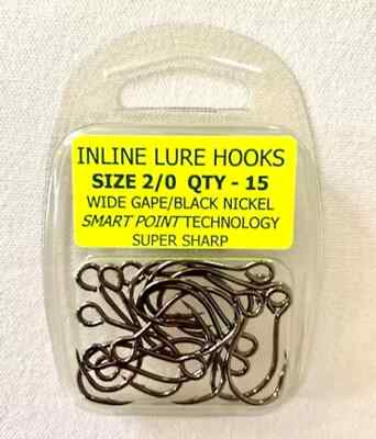 In-Line Hooks / Assist Lure Hooks SIZE 2/0 Pack of x 15 | eBay UK