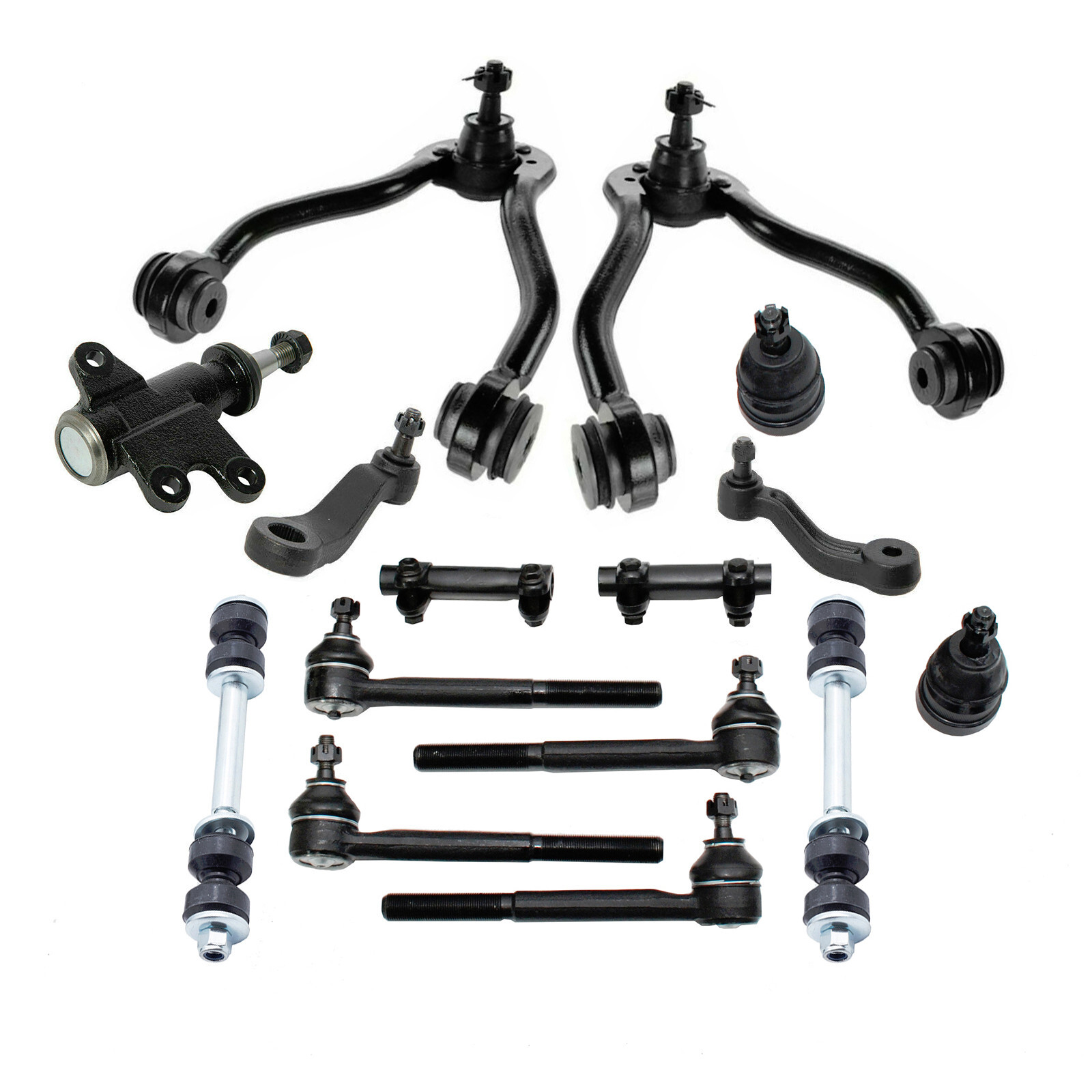 15pc 4WD Control Arms Ball Joints for K1500 Suburban Tahoe Yukon 1995 ...
