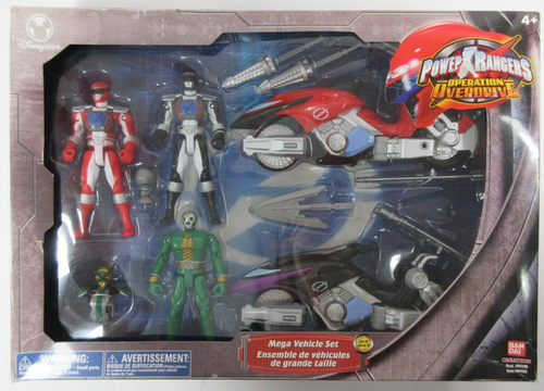 MIB Power Rangers Operation Overdrive MEGA VEHICLE SET Disney Store ...