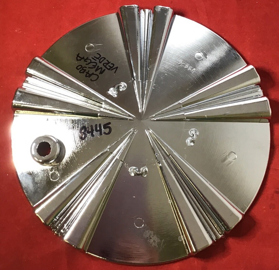 ONE RARE NEW VERDE CENTER CAP # C-564 CHROME WHEELS CENTER CAP CUSTOM ...