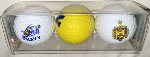 New U.S NAVAL ACADEMY Golf Balls LOGO NOS Rare ANNAPOLIS MARYLAND USNA ...