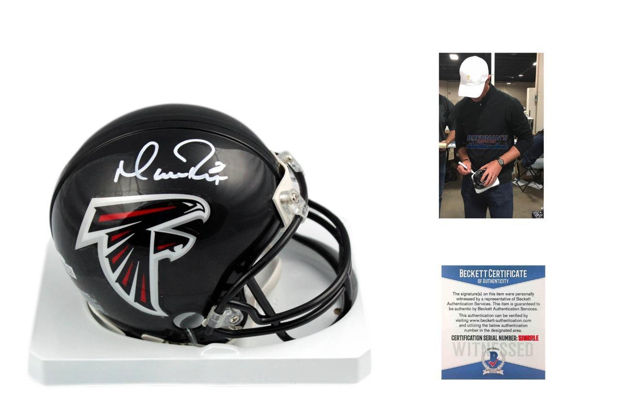 Matt Ryan Autographed SIGNED Atlanta Falcons Mini-Helmet w/ Photo ...