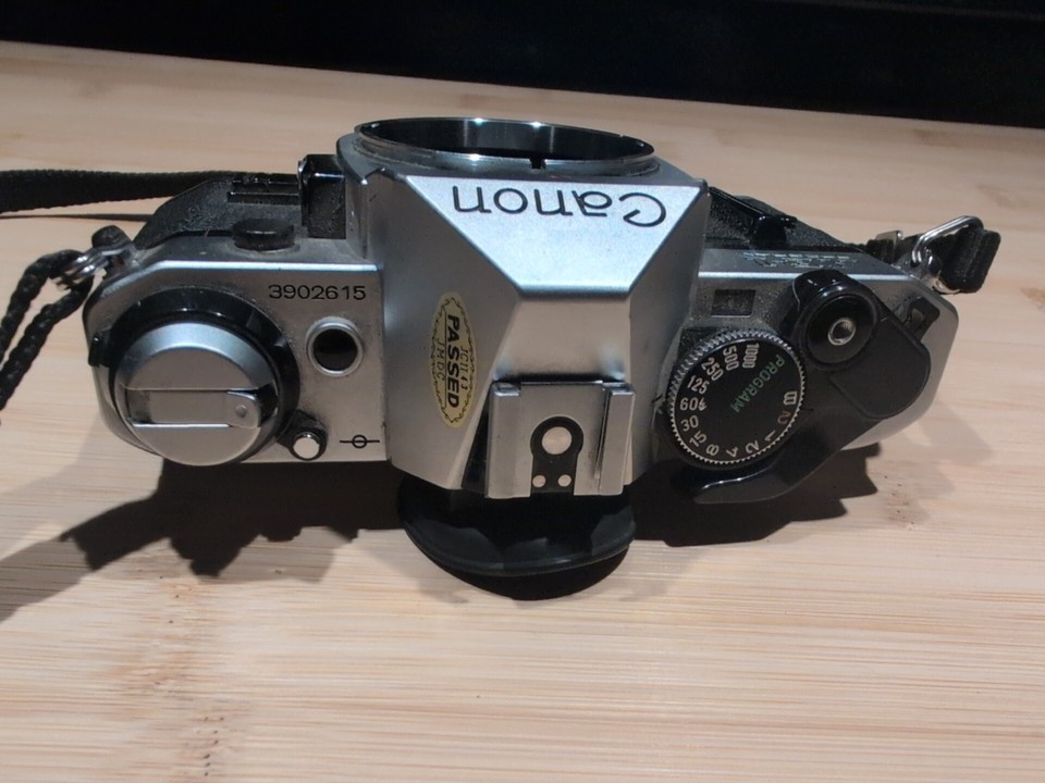 Canon AE-1 Program 35mm SLR Film Camera - Body Only - Shutter Releases ...