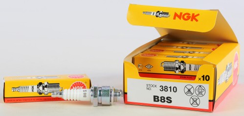NGK OEM SPARK PLUG #3810/ 2-B8S Part Number: 3810 Standard/Nickel B8S N ...