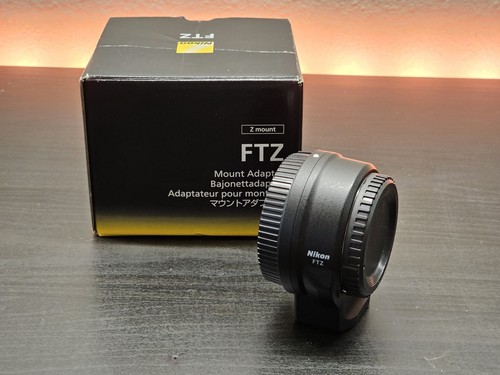 Nikon FTZ Lens Adapter w/ Box, Adapts Nikon F-mount Lenses to Nikon Z ...