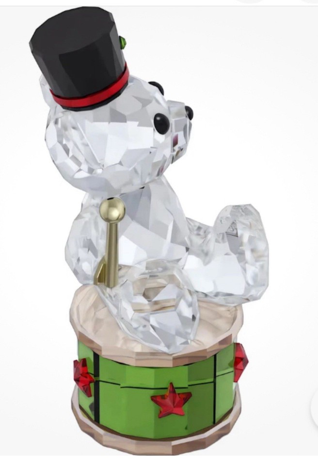 Swarovski Crystal 2025 KRIS BEAR Holiday Annual Edition Figurine ...