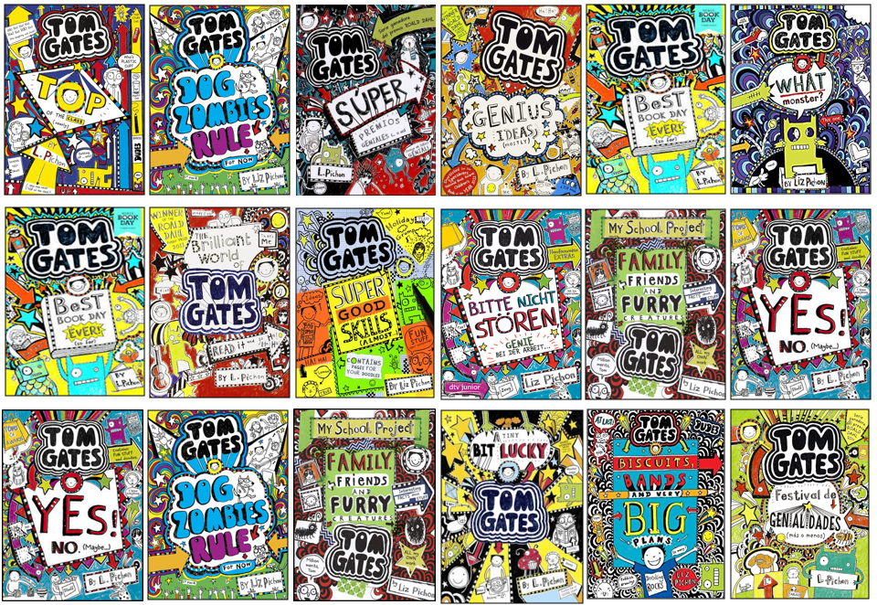 TOM GATES BOOKS INSPIRED CUPCAKE / CAKE TOPPERS EDIBLE ICING / WAFER ...