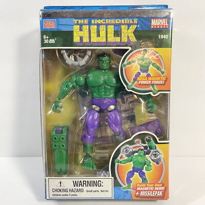 2006 Mega Bloks Magnetic Incredible Hulk Missile Pak #1940 (30pcs) 5 ...