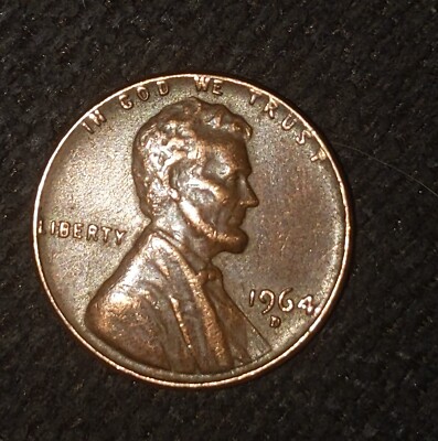 1964 D Lincoln Penny RARE “L” Liberty on edge Error | eBay