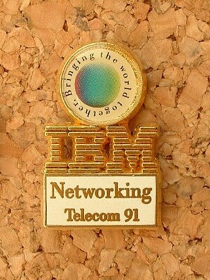 Pin´s IBM - NETWORKING - TELECOM 91 | eBay
