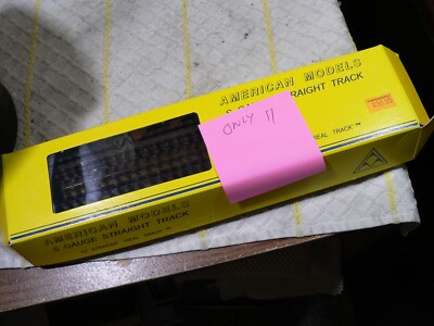 American Models "S" Gauge track 12 inch straights x 11 w box | eBay