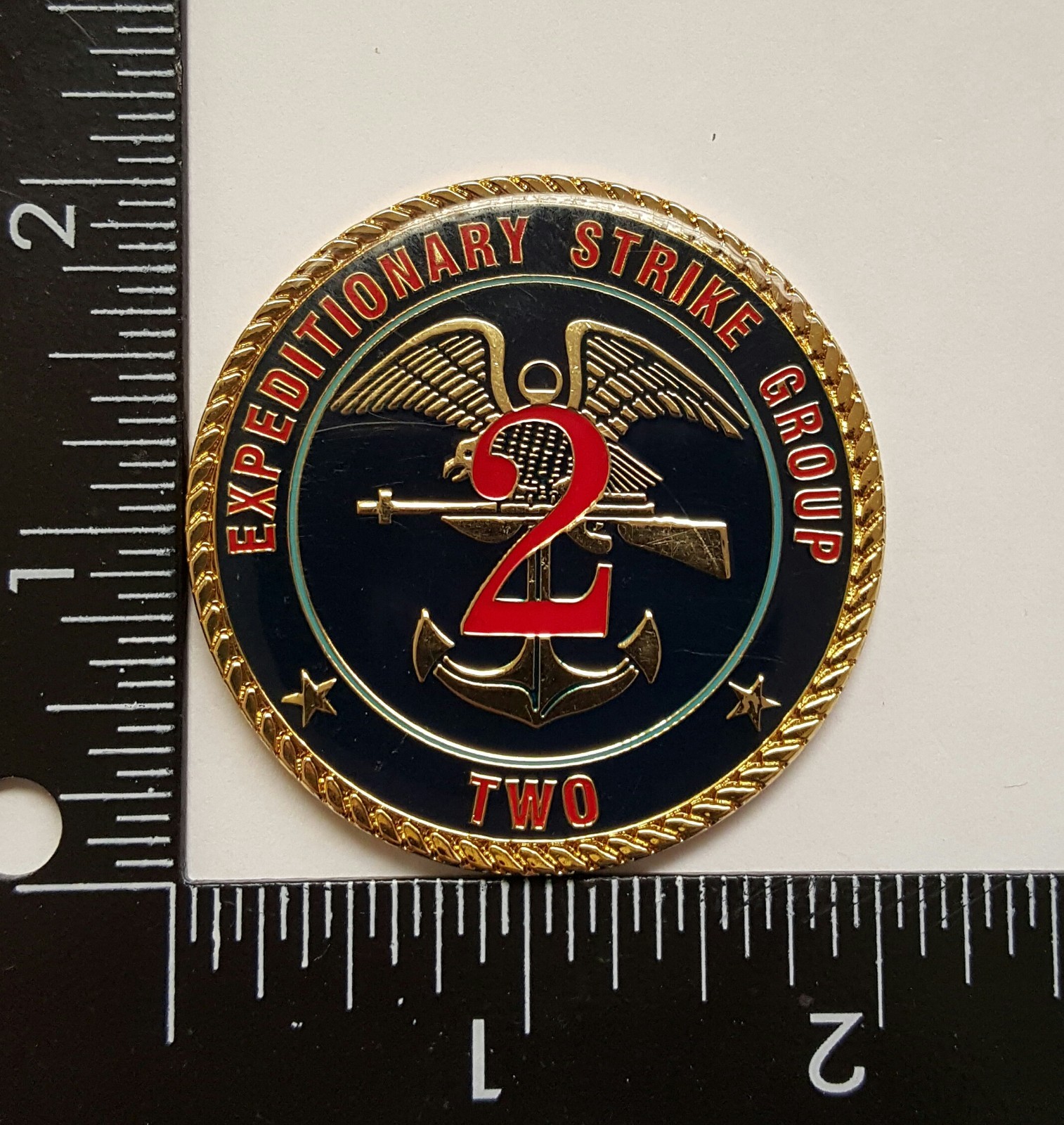 USMC USN Expeditionary Strike Group Two Panamax 2" Coin | eBay UK
