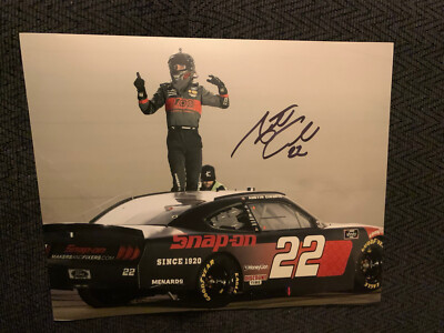Austin Cindric Nascar Signed 8 X 10 Photo Autographed Victory Shot | eBay