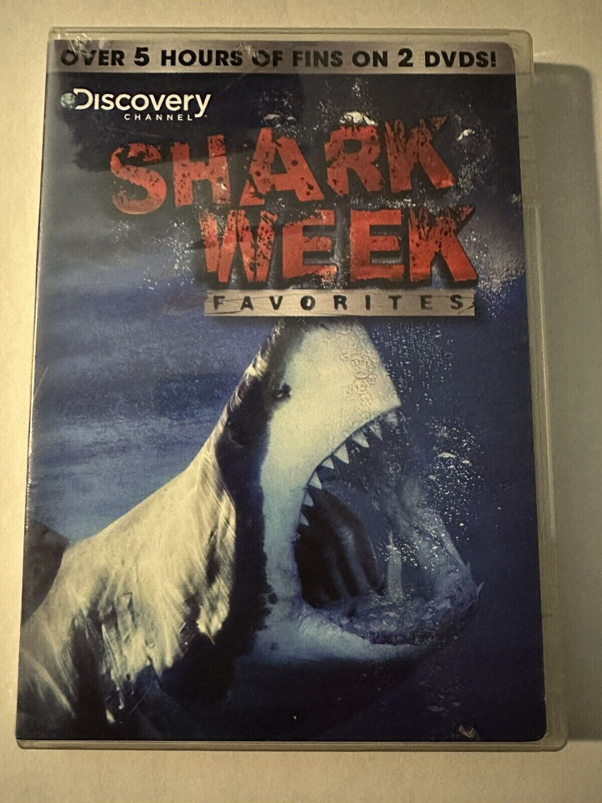 Shark Week DVD 2 Discs Favorites Discovery Channel Over 5 Hours Of ...