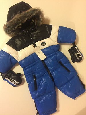 Hugo Boss infant snow overalls 6m | eBay