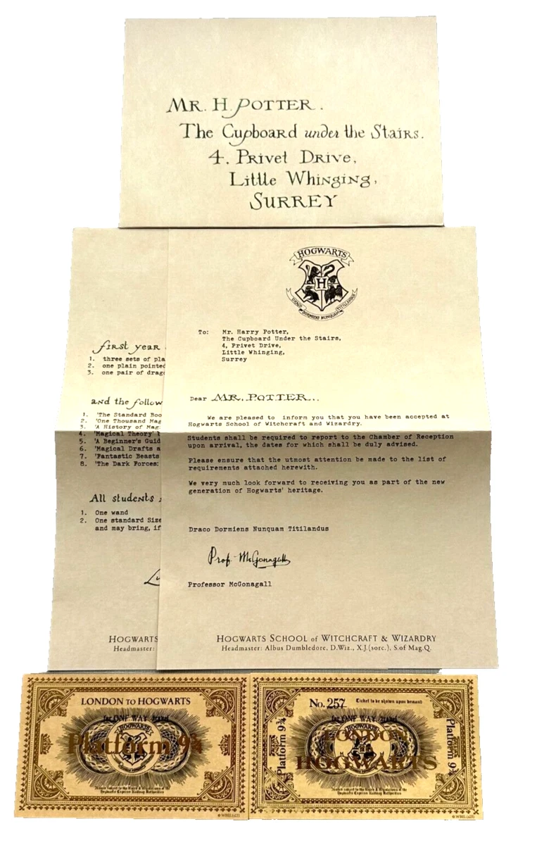 Harry Potter Letter Movie