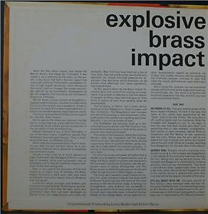 WARREN KIME - EXPLOSIVE BRASS IMPACT - JAZZ VINYL LP | eBay