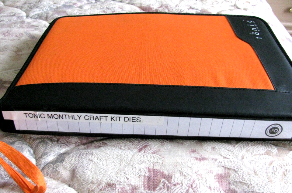 Vtg Tonic Studios MONTHLY KIT BINDER FULL of 100+ Dies + Magnetic Pages ...