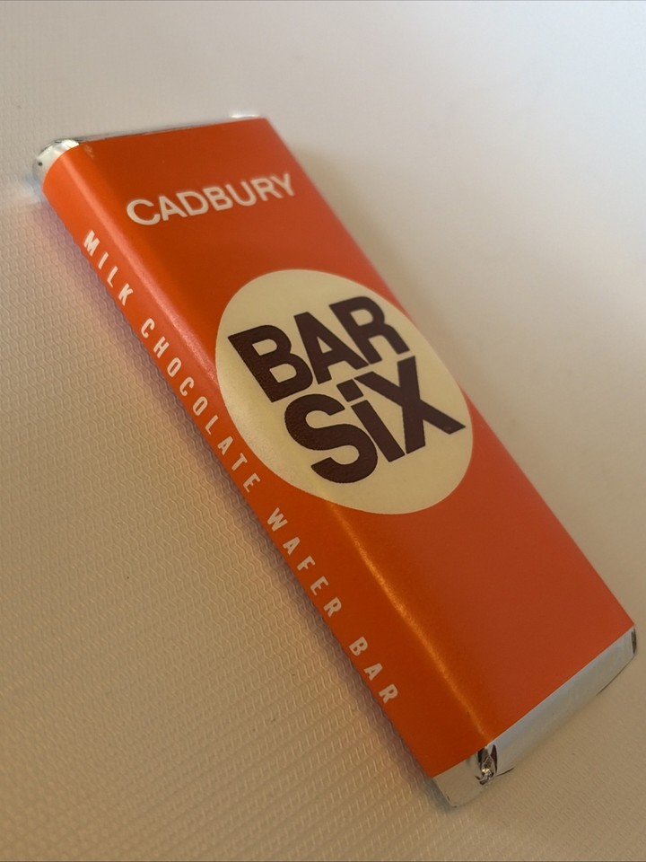 Vintage Original 1971 Cadbury’s Bar Six Canadian Chocolate Candy Bar ...