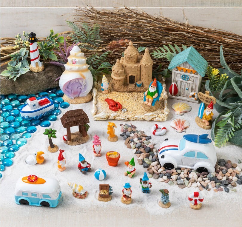 Miniature Beach Fairy Garden Accessories