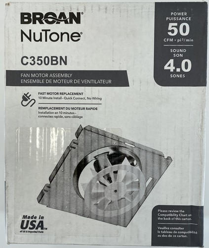 Broan Nutone 50 CFM Bathroom Fan Motor For 696N B Unit Replacement ...
