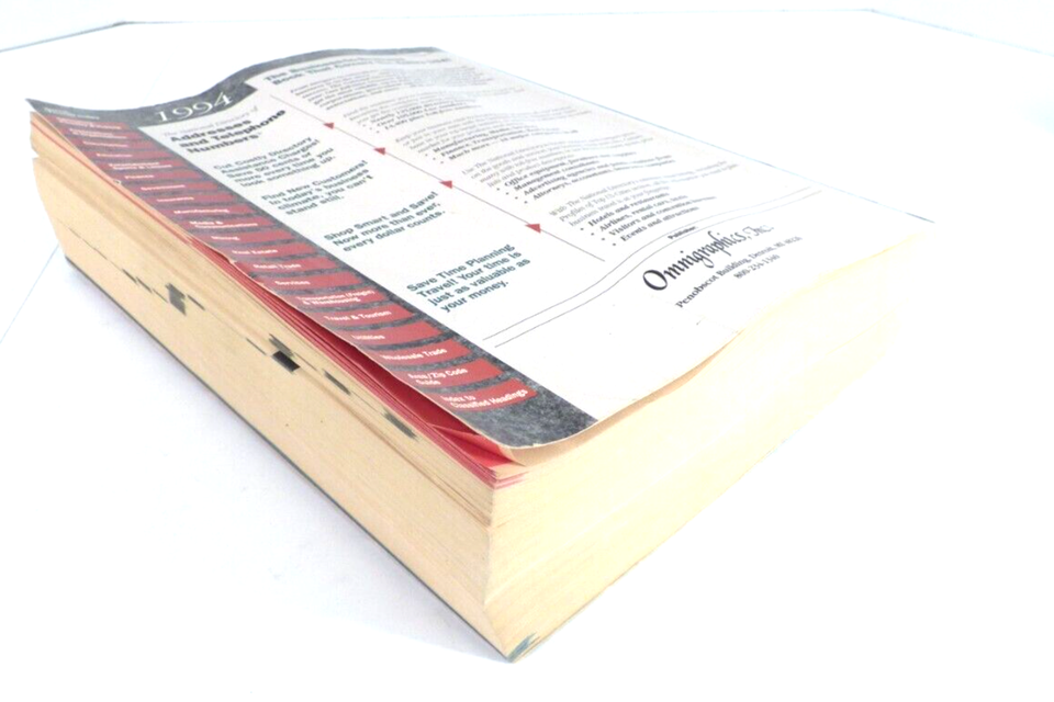 1994 National Directory Addresses and Telephone Numbers 1442 Pages US ...