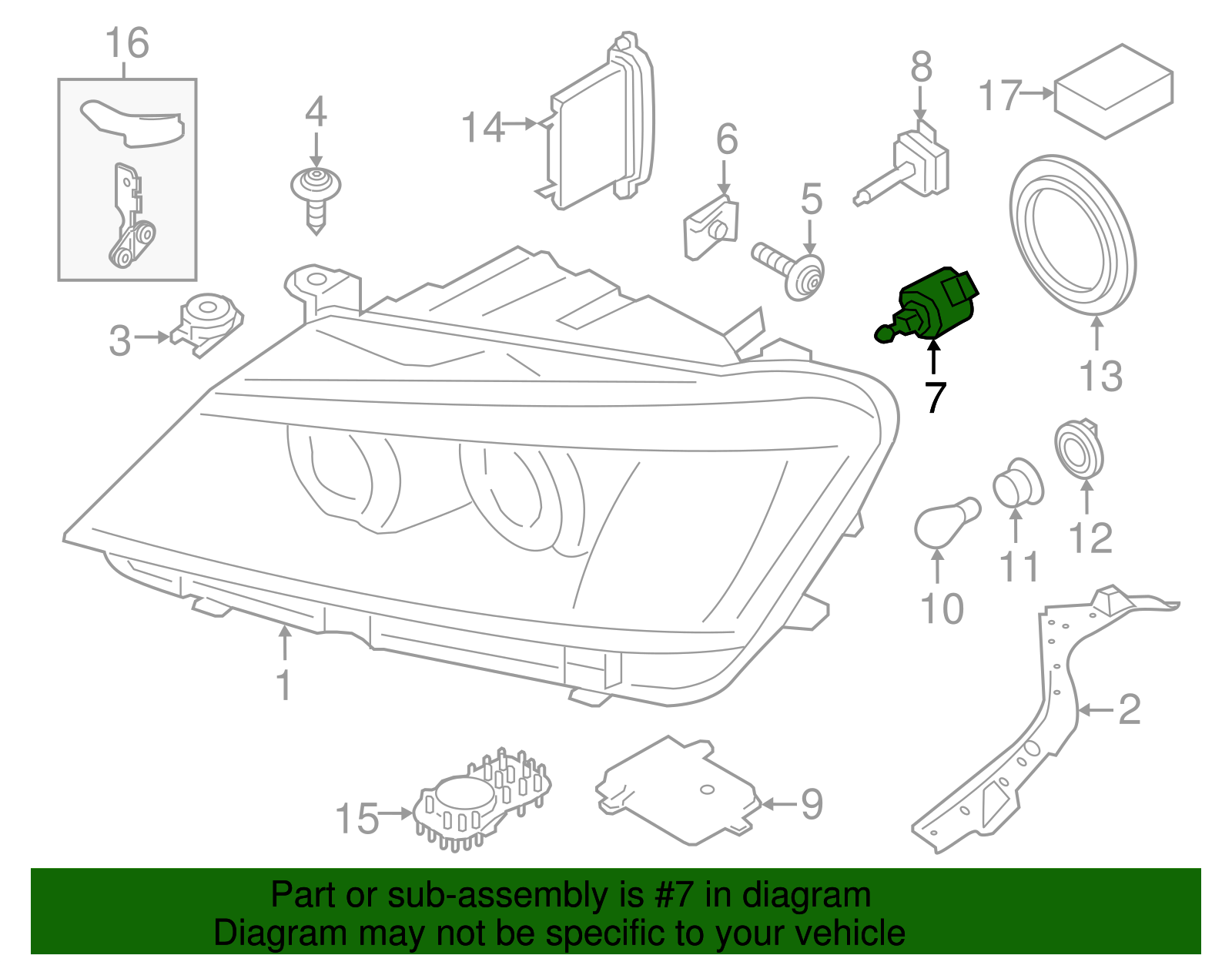 BMW 63117263050 Genuine OEM Factory Original Motor for sale online | eBay