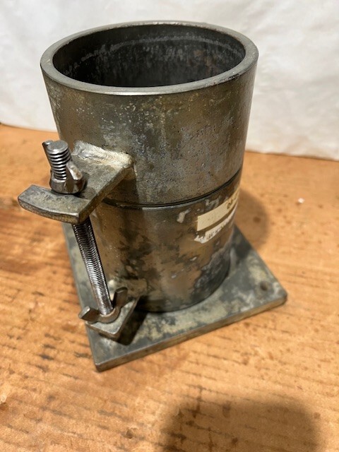 Gilson HMA110 Standard Soil Compaction Mold 4", 3 Piece Standard ...