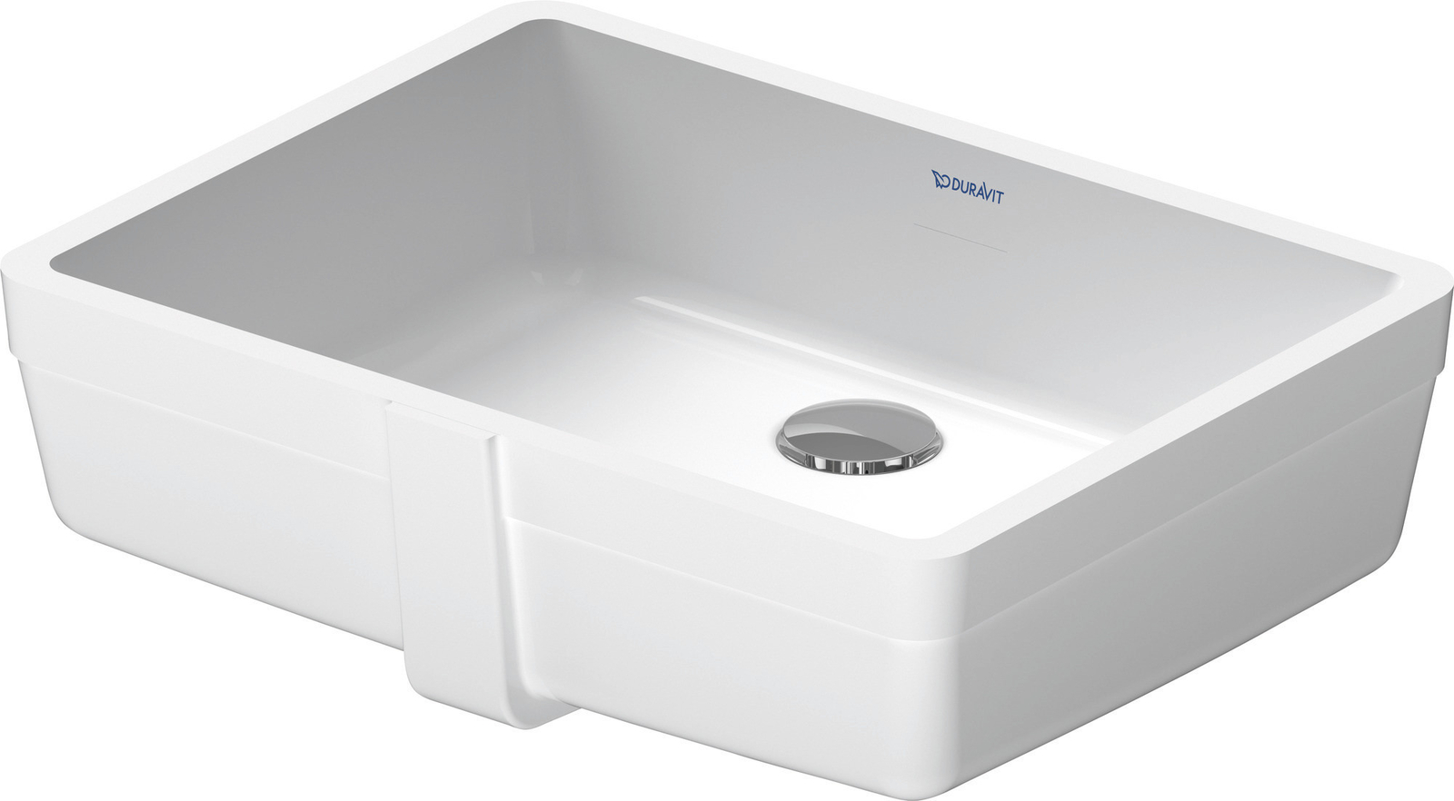 Duravit 033043-0HOLE Vero 18-1/4" Rectangular Ceramic Undermount ...