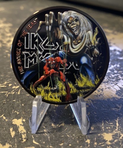 2022 CIT Cook Islands Iron Maiden - The Number Of The Beast .999 1 oz ...
