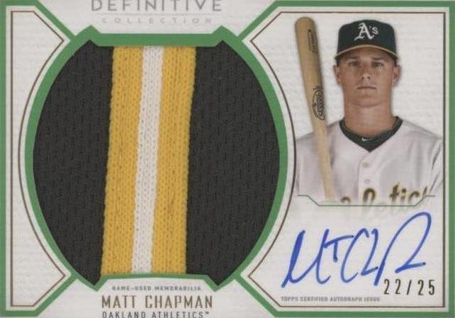 2019 Topps Definitive Collection - Base Autograph Relic Collection Matt ...
