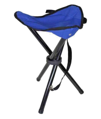 Tripod 3 Leg Stool Triangle Seat Folding Compact Portable Camping ...