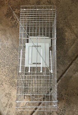 Large Collapsible Humane Live Animal Cage Trap No-Kill Trapping Kit for ...