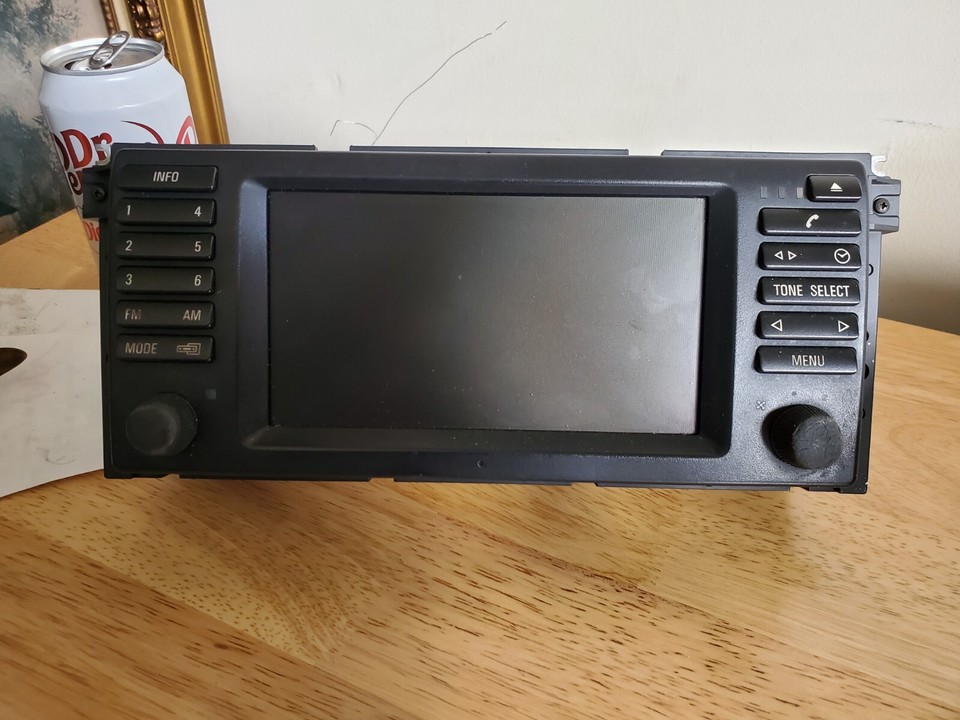 BMW E38 E39 E53 NAVIGATION STEREO WIDE SCREEN MONITOR HEADUNIT OEM ...
