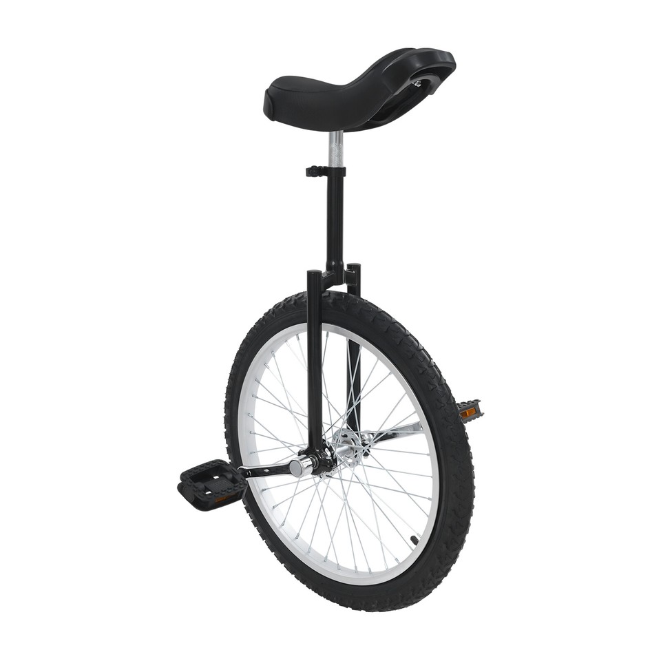 Outdoor Unicycle 20 Inch Wheel Outdoor Unicycle, Unicycle, Black ...