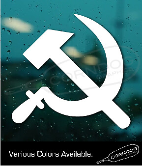 USSR STICKER VINYL DECAL RUSSIA LENIN KARL MARX SOCIALIZM SOVIET UNION ...