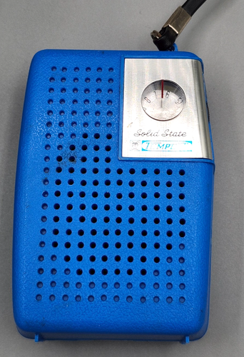 Vintage Tempest Solid State Radio Model 007 Mini Handheld Blue with Box ...