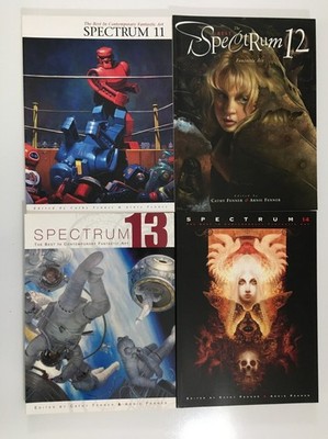 Lot of 4 Spectrum: The Best In Contemporary Fantastic Art Vols 11-14 11 ...