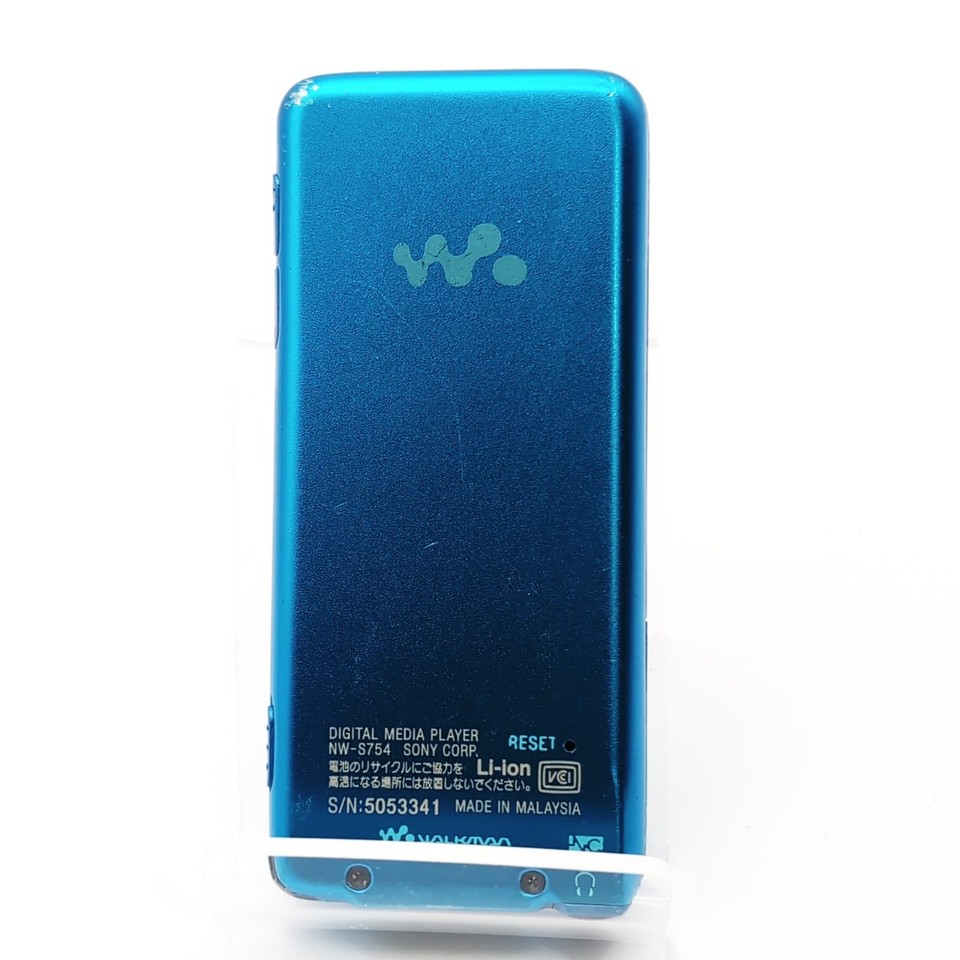 Sony Walkman NW-S754 Teal Blue 8GB Digital MP3 Player tested | eBay
