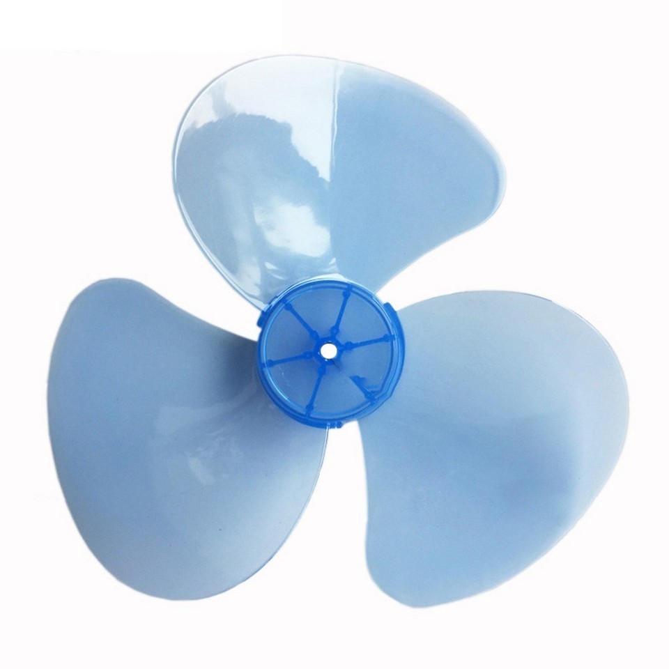 Three Leaves Plastic Fan Blade 12 Inch for Desk and Pedestal Fans Blue ...