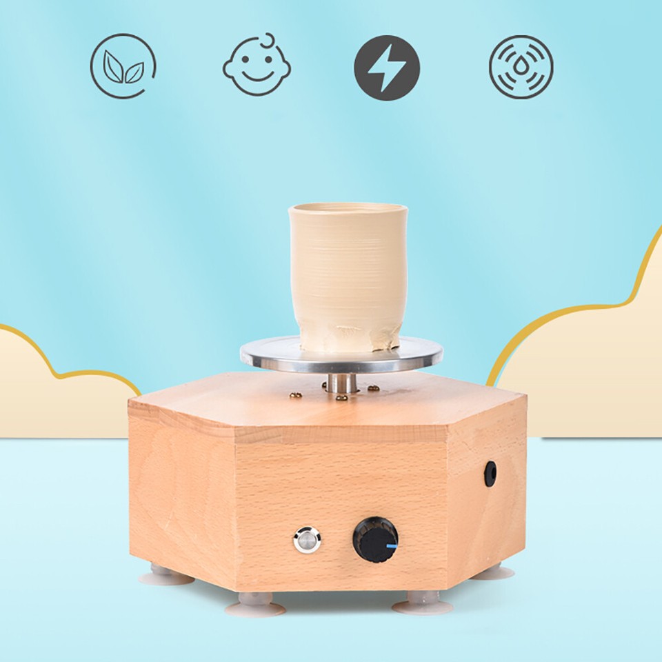 DIY Rechargeable Mini Ceramic Art Production Machine Clay Making ...