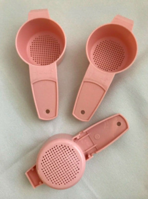 Tupperware Mini Sifter Gadgets x 3 ~Tea Strainers Handheld Prosecco ...