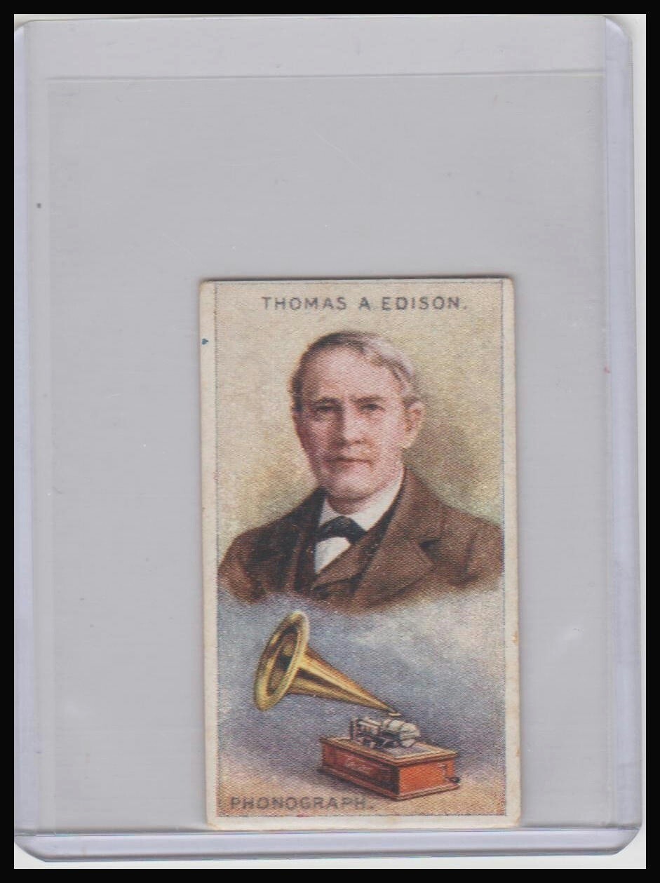 1907 Hill's Inventors and Their Inventions Thomas Edison Phonograph VG ...
