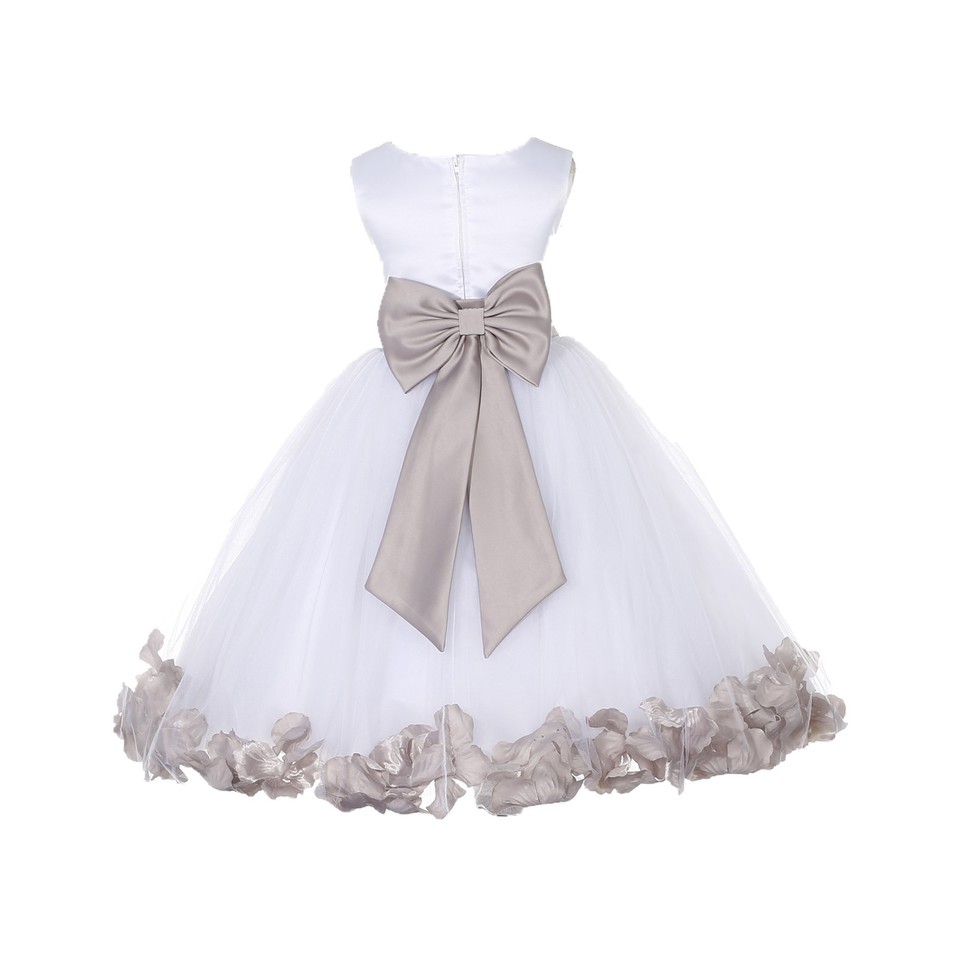 Wedding Flower Girl Dress Birthday Girl Dresses Gradation Pageant Rose ...