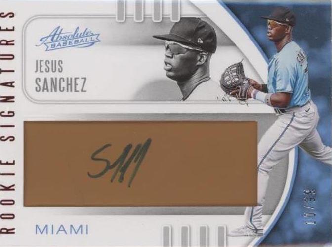 2021 Panini Absolute - Rookie Baseball Material Signatures Jesus ...